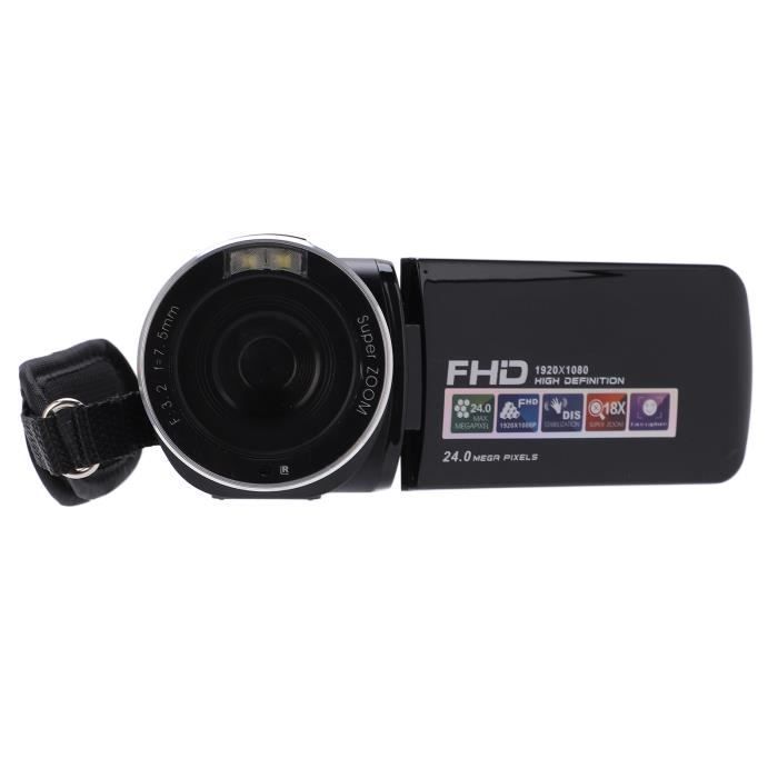 Cikonielf Caméscope numérique 1080P à rotation 270° Caméra vidéo ...