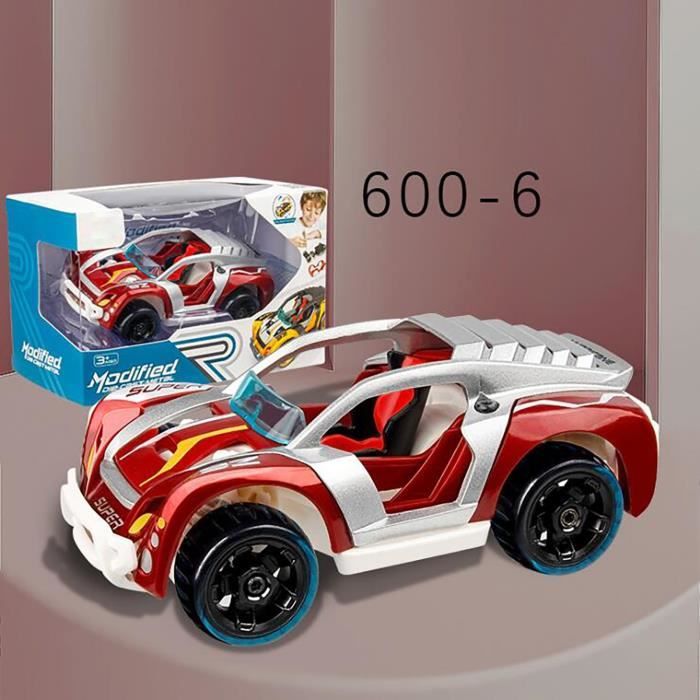 Pull Back Racing Cars Car Vehicles Playset Alliage Plastique Assemblage ...