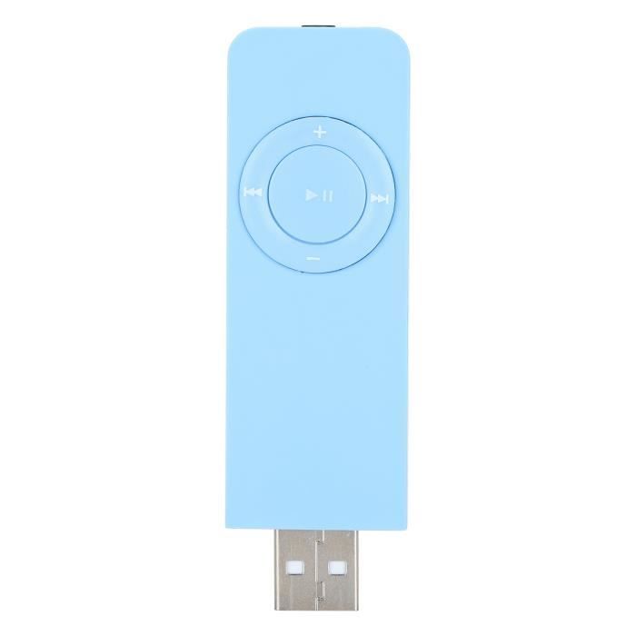 (Bleu) Lecteur De Musique Clé USB MP3 Avec écouteurs 3 5 Mm/1 4 ...
