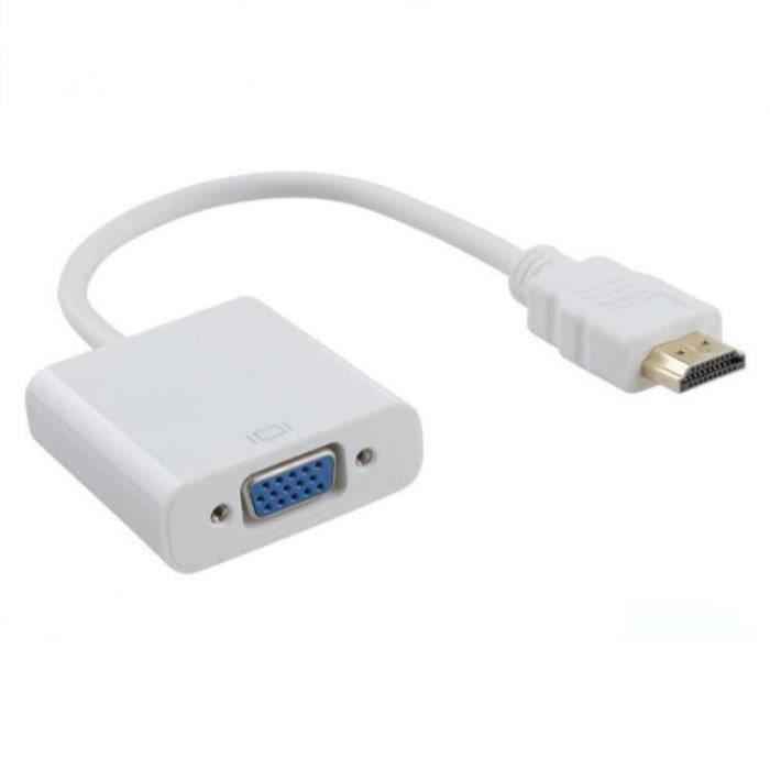 HUB Hub Convertisseur De Câble Hdmi À Vga Câble Vidéo 1080P - Bnc ...