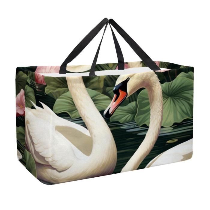 Sac Shopping - Tote Bag en Forme de Cygne - Grande Capacité - Élégant ...