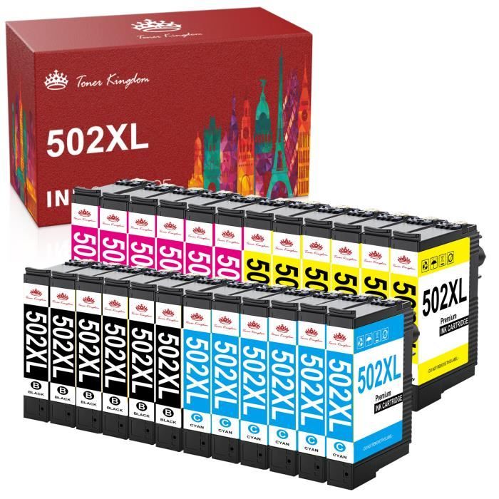 TONER KINGDOM cartouches Epson 502XL compatibles avec imprimantes Epson ...