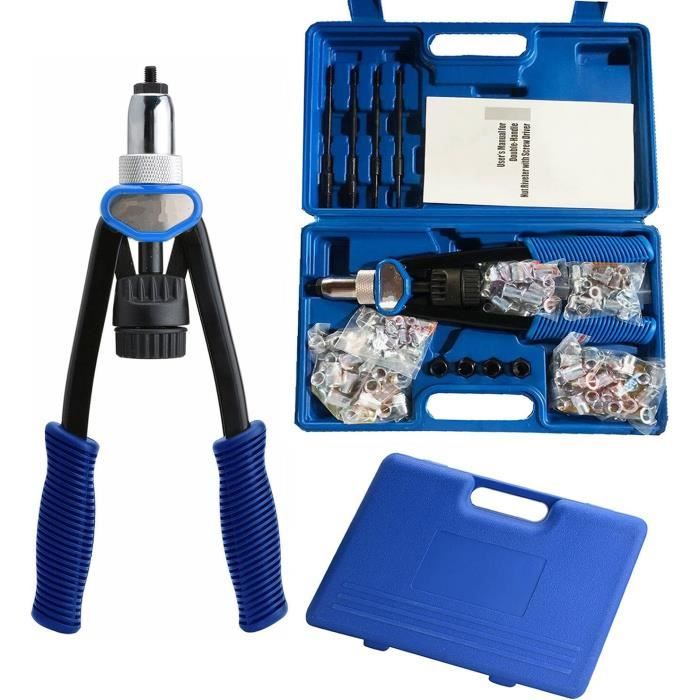 Kit De Pince À Riveter Professionnelle Avec Pistolet À Riveter M5 M6 M8 ...