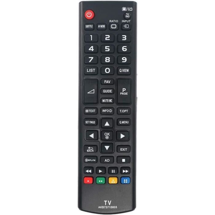 Akb73715603 Remplacer La Télécommande Pour Lg Lcd-Tv Led 28Lb490B ...