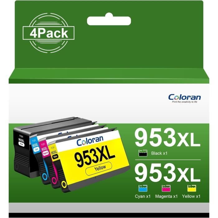 953Xl Cartouches D'Encre Remplacement Compatible Pour Hp 953 953 Xl ...