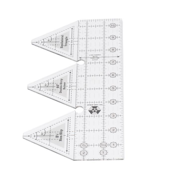 Fdit Règle de couture Règle de Courtepointe en Acrylique étoile, Règle ...