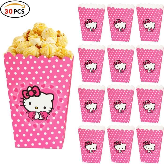 Boîtes À Popcorn, 30 Pièces Sac À Pop-Corn Dessin Animé Conteneurs De ...