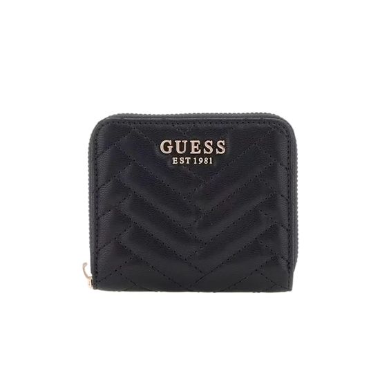 GUESS Porte-monnaie noir pour femme - Anning SLG Small Zip Around ...