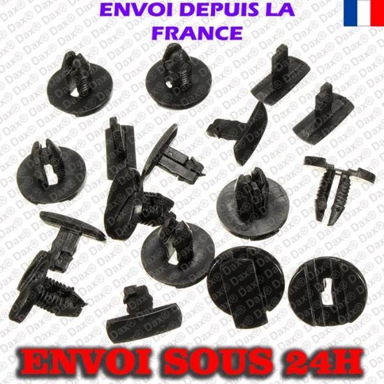 Dax® 10 Agrafes de garnitures Citroen 1609267280 Peugeot 856553 Renault ...