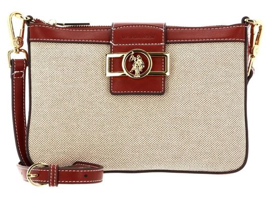 U.S. Pol o ASSN. Sac à épaule bandoulière beige rouge pour femme ...