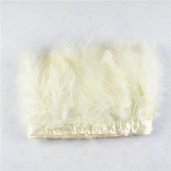 PLUME DE DECORATION,Off White feathers--Ruban de plumes noires, 2 ...