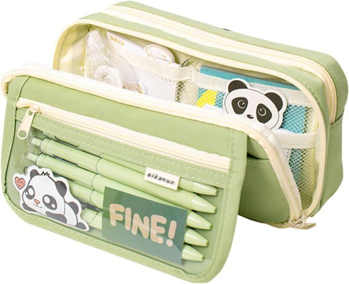 Trousse Scolaire Trousse Grande Capacité Avec 4 Compartiments Trousse ...