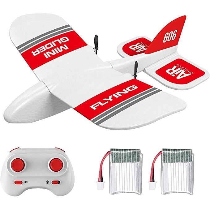 2 piles-KF606 Mini avion RC en mousse EPP 2.4G 2CH, foetal der, lancer ...