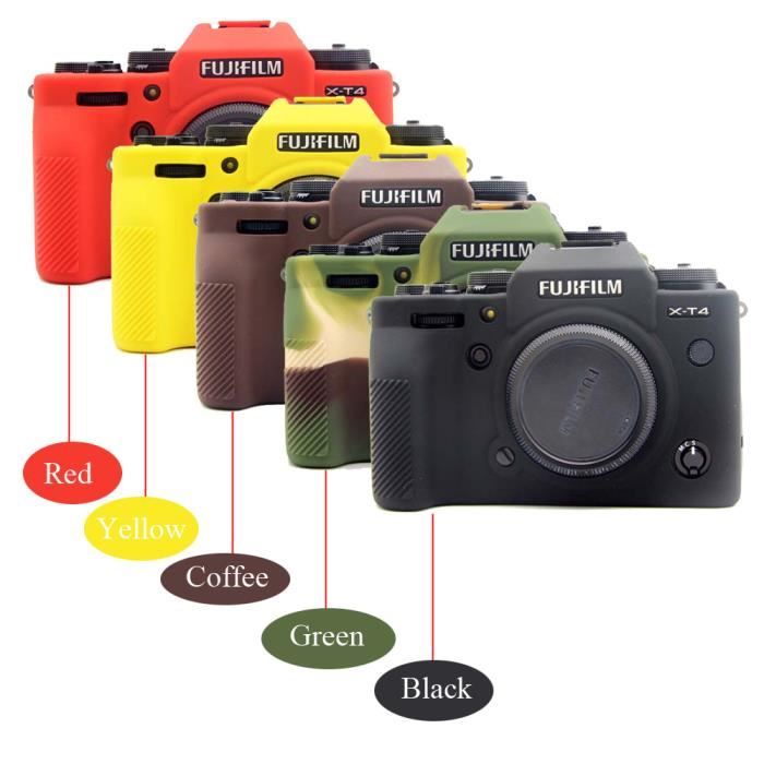 Xt200 jaune - Coque En Silicone Pour Appareil Photo Fujifilm, Étui En ...