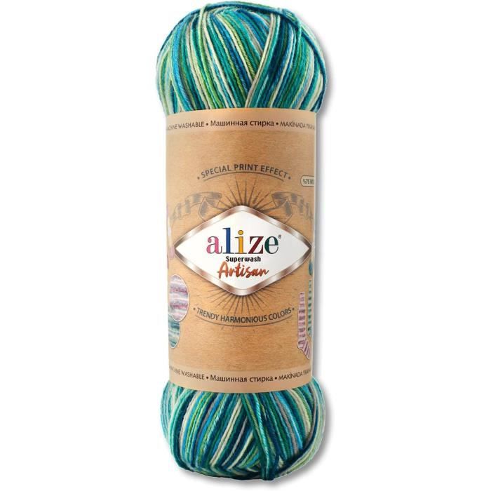 Alize 100 G Superwash Artisan Laine Pour Chaussettes Premium 16 Choix ...