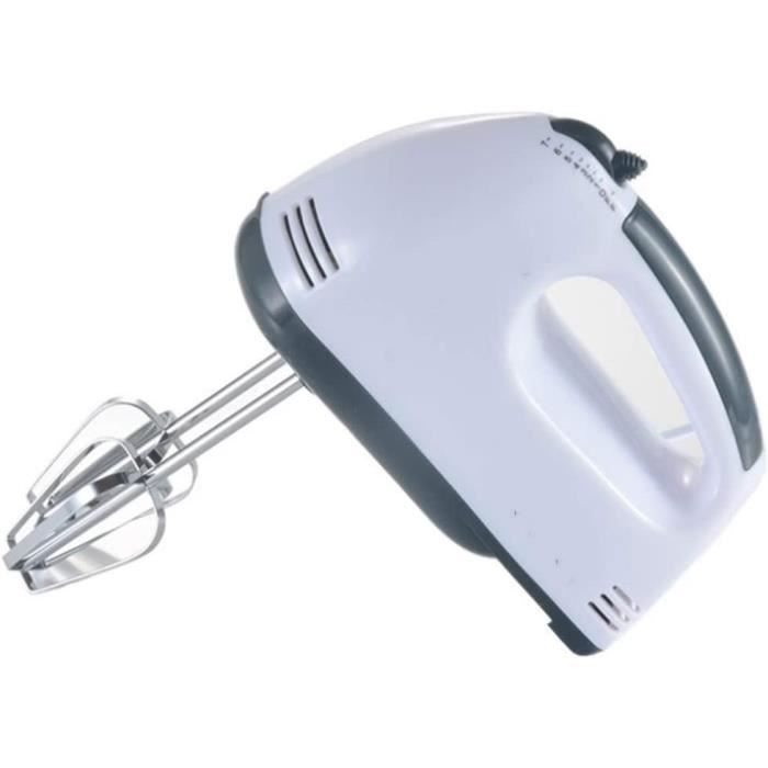 Batteur à Oeufs électrique à 7 Vitesses avec Bouton Turbo, poignée ...
