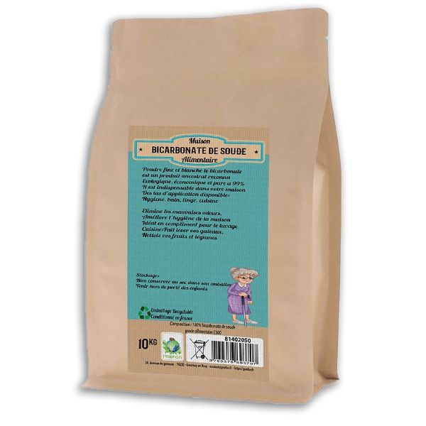 Bicarbonate de soude alimentaire Doypack 11L 10kg - Cdiscount Electroménager
