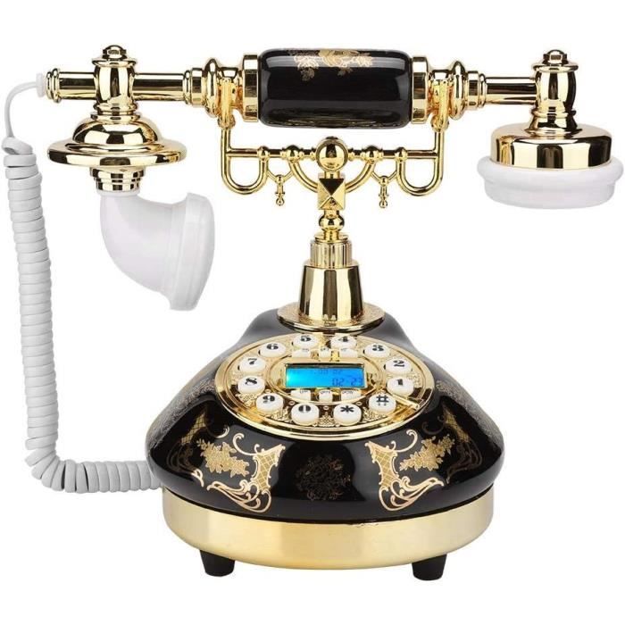 Téléphone Rétro-Téléphone Fixe Vintage-Téléphone Design rétro-téléphone ...
