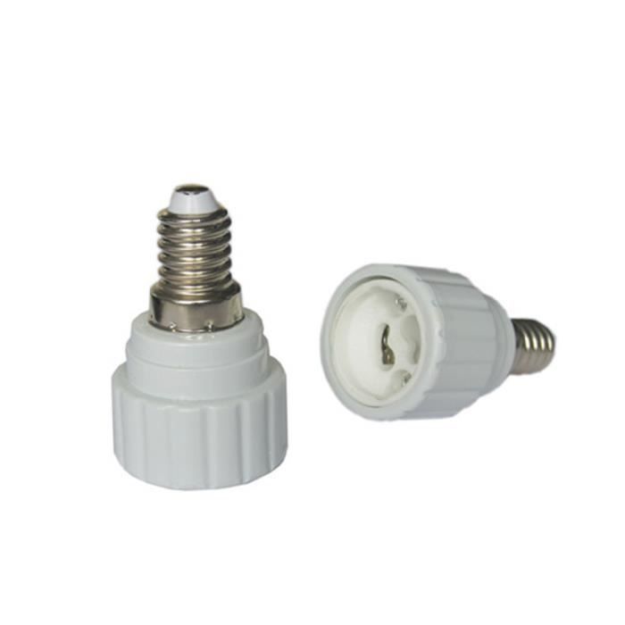 Douille de Base E14 à GU10 pour lampe halogène LED, adaptateur d ...