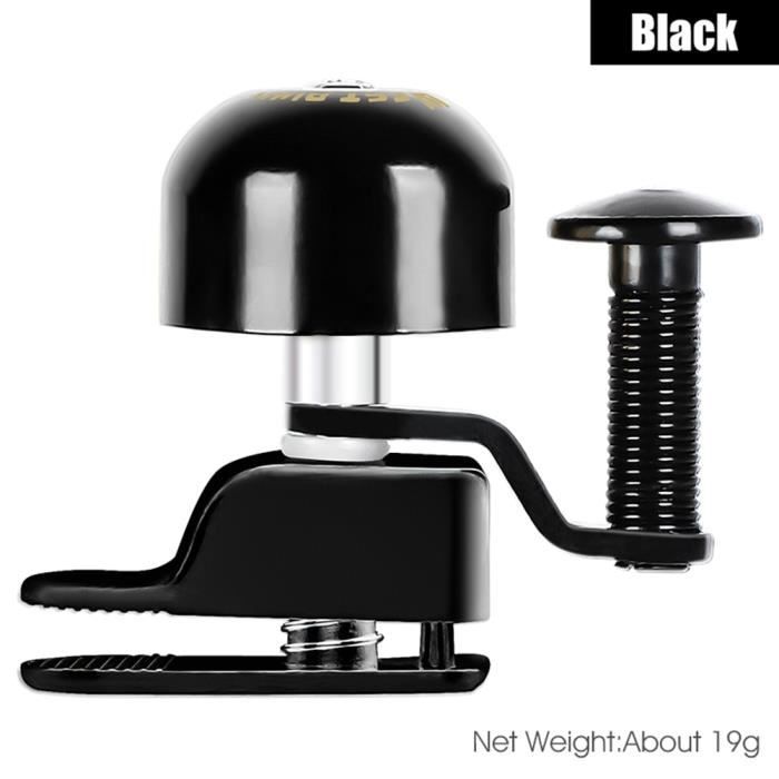 Sonnette de vélo - B Black - Klaxon en cuivre - Design invisible - Son ...