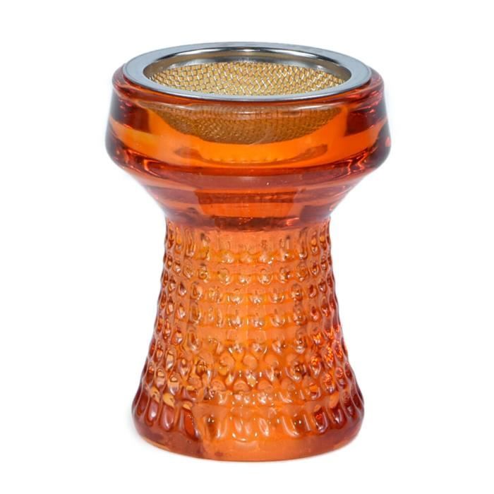 Chicha,Bol à chicha en verre de cristal, tête de narguilé, pour mieux ...