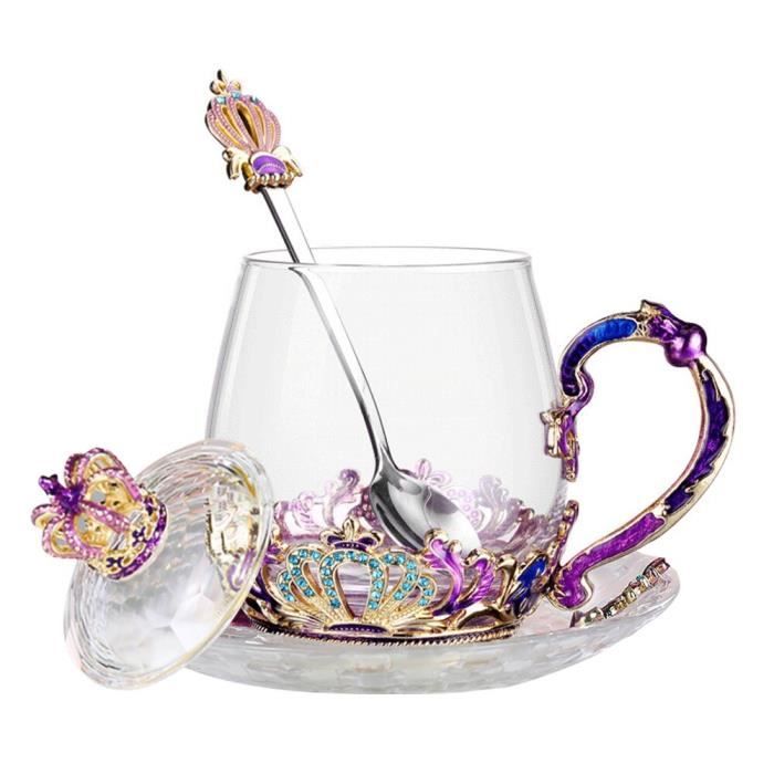 Verres à cocktails - Élégant - Type imperial crown - Verre sans plomb ...