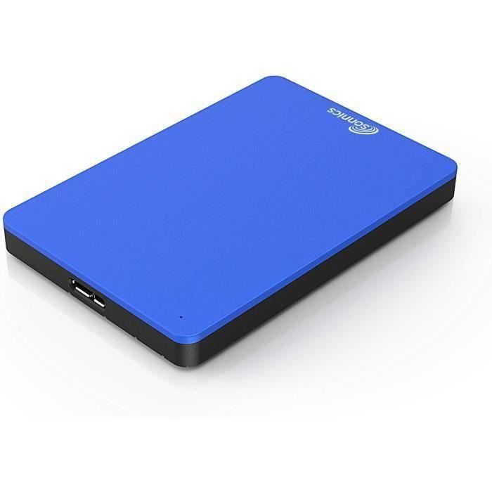Disque dur externe portable Sonnics 500 Go USB 30 - Bleu - Cdiscount ...
