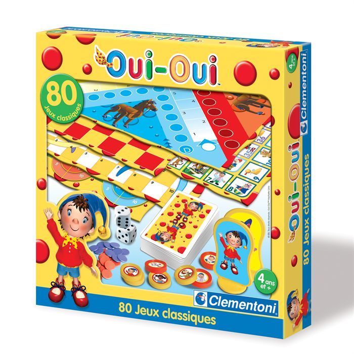 OUI OUI 80 Jeux Classiques Clementoni - Cdiscount Jeux - Jouets
