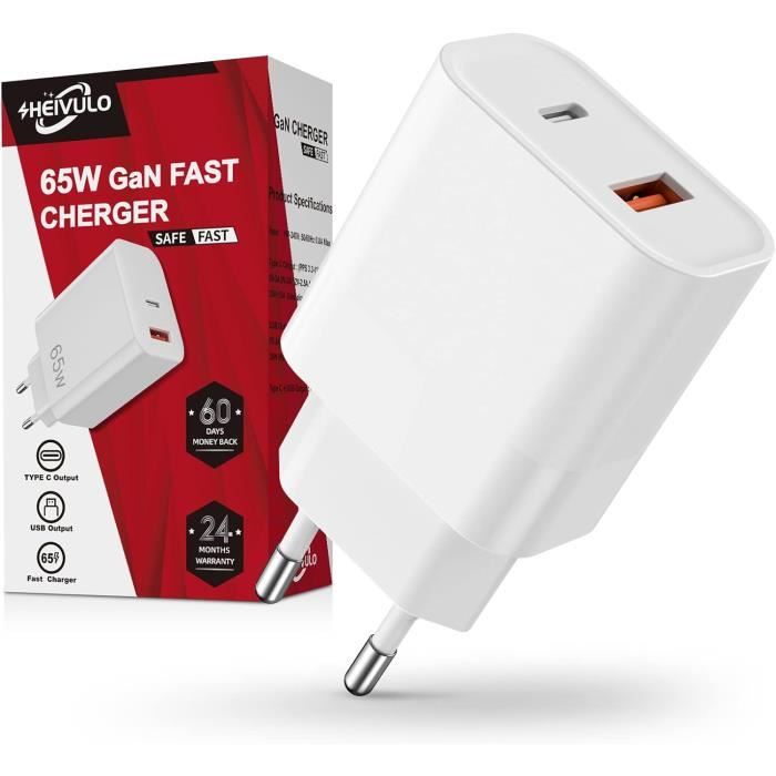 Chargeur Rapide Pour Iphone 14 Pro Max, 13, 12, 11, Usb C 30W ...