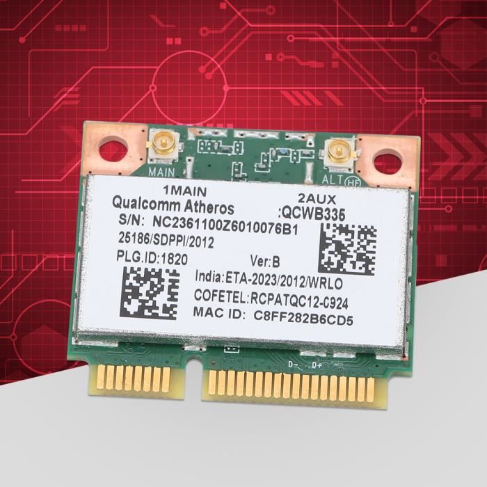 Carte réseau sans fil - GOTOTOP - Atheros AR9565 QCWB335 - 802.11N ...