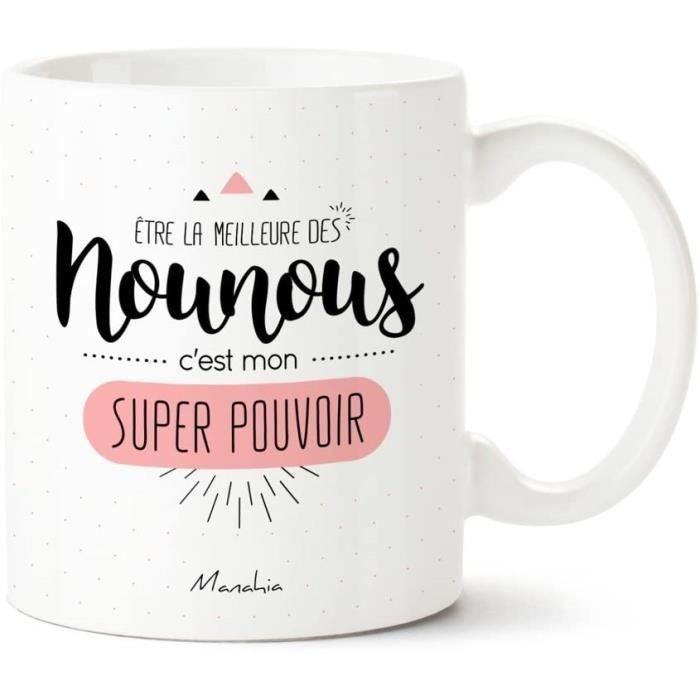 Mug - Limics24 - Nounou Être Meilleure Nounous C Est Mon Super Pouvoir ...