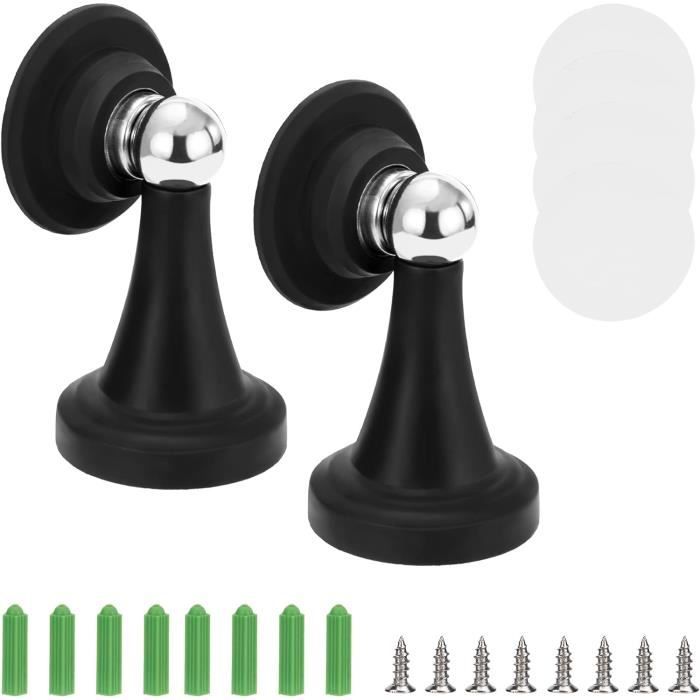 Butée de Porte Magnétique Arrêt de Porte Mural Butoir de Porte en Acier ...