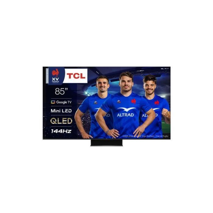TV QLED - TCL - 85C845 - 214 cm - 4K UHD - Smart TV - Aluminium brossé - Cdiscount TV Son Photo