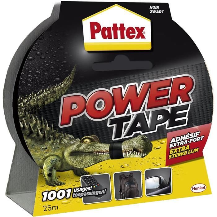 Power Tape - Adhésif Extra-Fort Noir (Rouleau De 25 M) – Bande Adhésive ...