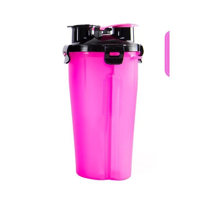 Gamelle pour chien,Pink Cup-Opp bagged--Bol pliable 2 en 1 pour animaux ...