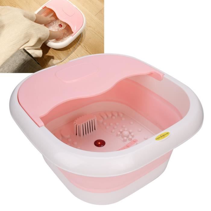 GOTOTOP Machine de spa de bain de pied Masseur de Bain des Pieds Pliant ...