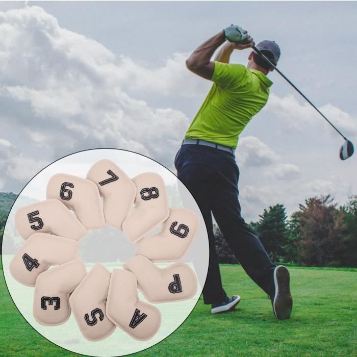 Golf Iron Putter Protector Guard Wrap Set Beige - Cdiscount Sport