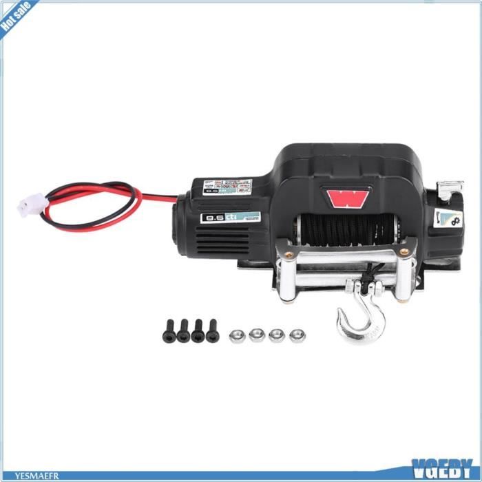 VGEBY Mini treuil électrique en métal pour voiture RC 1:10, pour SCX10 ...