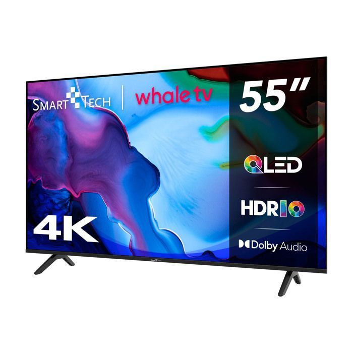 Smart Tech TV QLED 4K UHD 55" (139 cm) Smart TV Whale OS-55QH02K ...