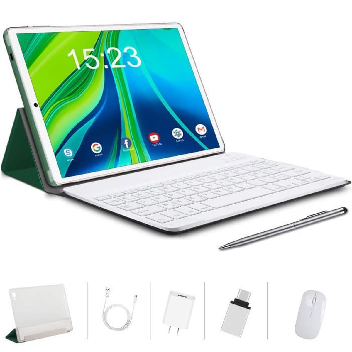 10,1" Tablette Tactile - WiFi 5G - Stockage 64Go - RAM 4Go - Android 11 ...