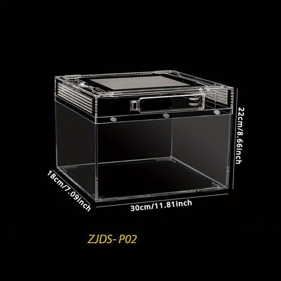 Terrarium pour reptiles et amphibiens en acrylique brillant – Habitat d ...