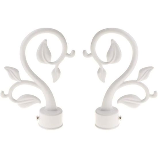 Lot De 2 Embouts De Tringle À Rideaux En Alliage D'Aluminium Pour ...