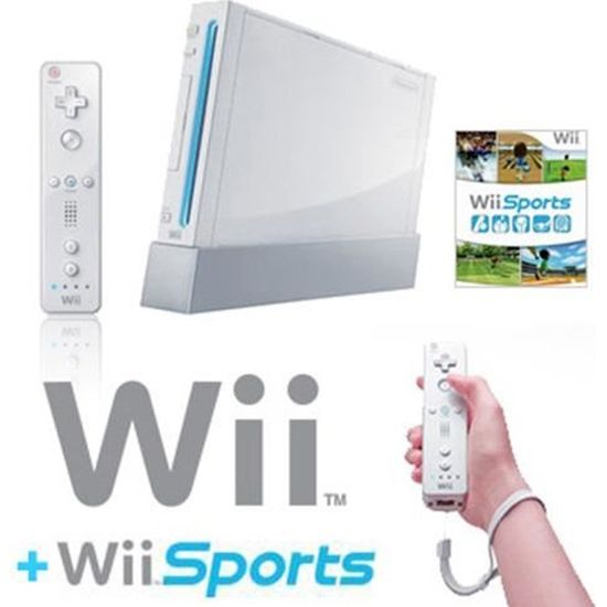 Console Nintendo Wii + Wii sports - Cdiscount Jeux vidéo