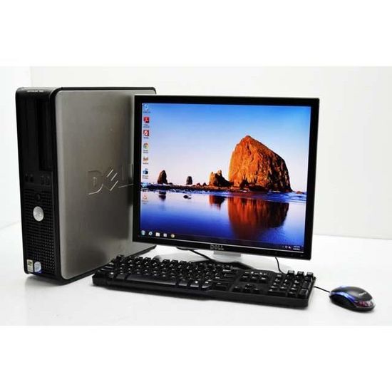 DELL OPTIPLEX 755 - Windows 7 + TFT 19" - Occasion - Cdiscount Informatique