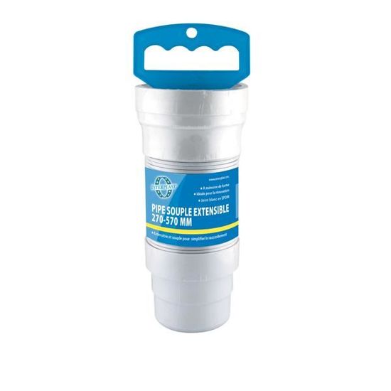 INTERPLAST pipe WC souple extensible 270mm-570mm - Cdiscount Bricolage