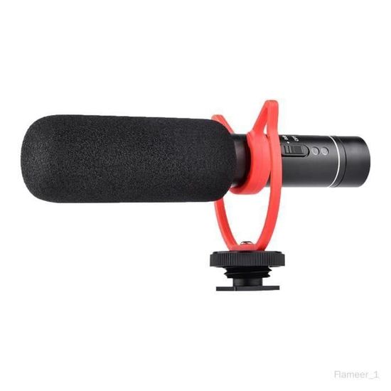 Shotgun Microphone Téléphone Vidéo Mic Set avec Shock Mount Coupe-Vent ...