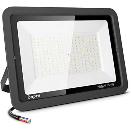 200W Projecteurs Led Extérieur, 20000Lm Spot Led Extérieur, 6000K Blanc ...