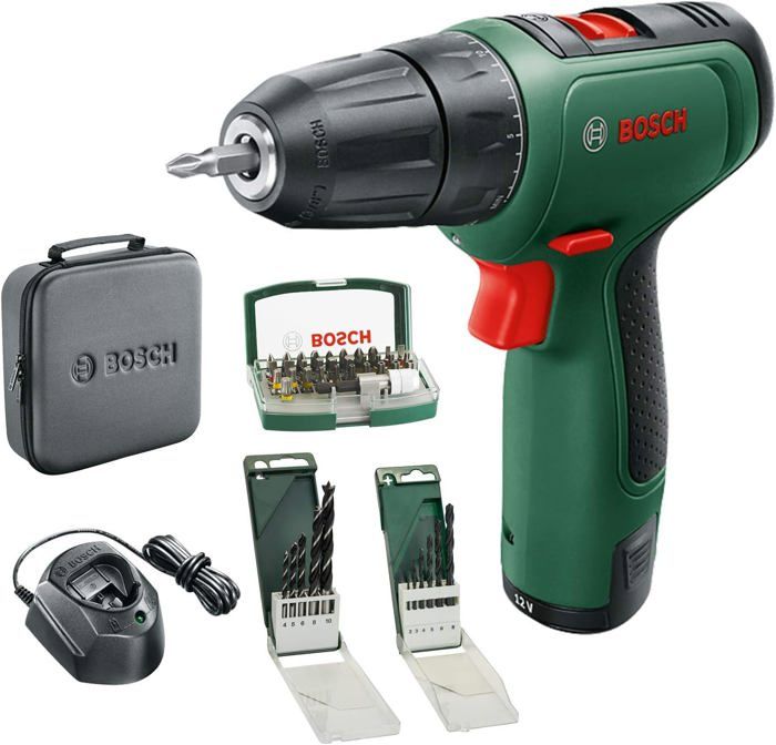 VISSEUSE - DEVISSEUSE-Vert Perceuse-visseuse sans fil Bosch - EasyDrill ...