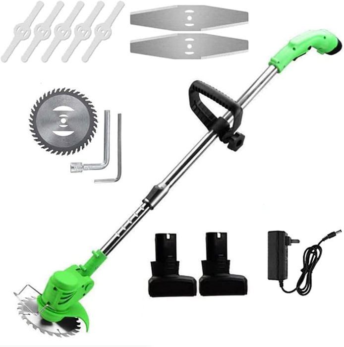 Tondeuse à Gazon multifonctionnelle Coupe-Herbe sans Fil Coupe-Bordure alimenté par Batterie ...