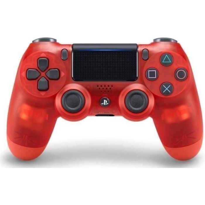 Manette PS4 DualShock 4.0 V2 Crystal Red - Cdiscount Seconde Vie | Dero